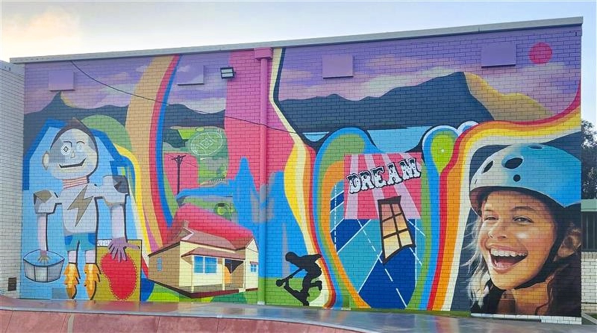 Stawell Skate Park Mural